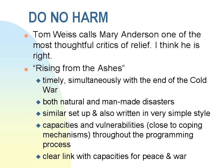 DO NO HARM do-no-harm