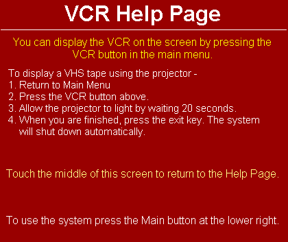 ePodium Training: VCR