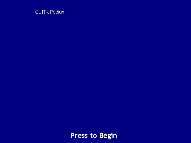 Electronic Classroom Tutorials