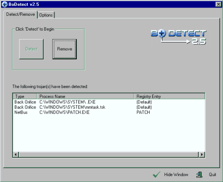 Back Orifice, NetBus, and Others