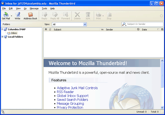 Using Thunderbird: The Basics