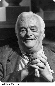 Metanews: Nobelist William Vickrey, 1914-1996