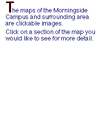 Columbia University Morningside Campus Map