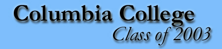 Columbia College Class of 2003: Class Council
