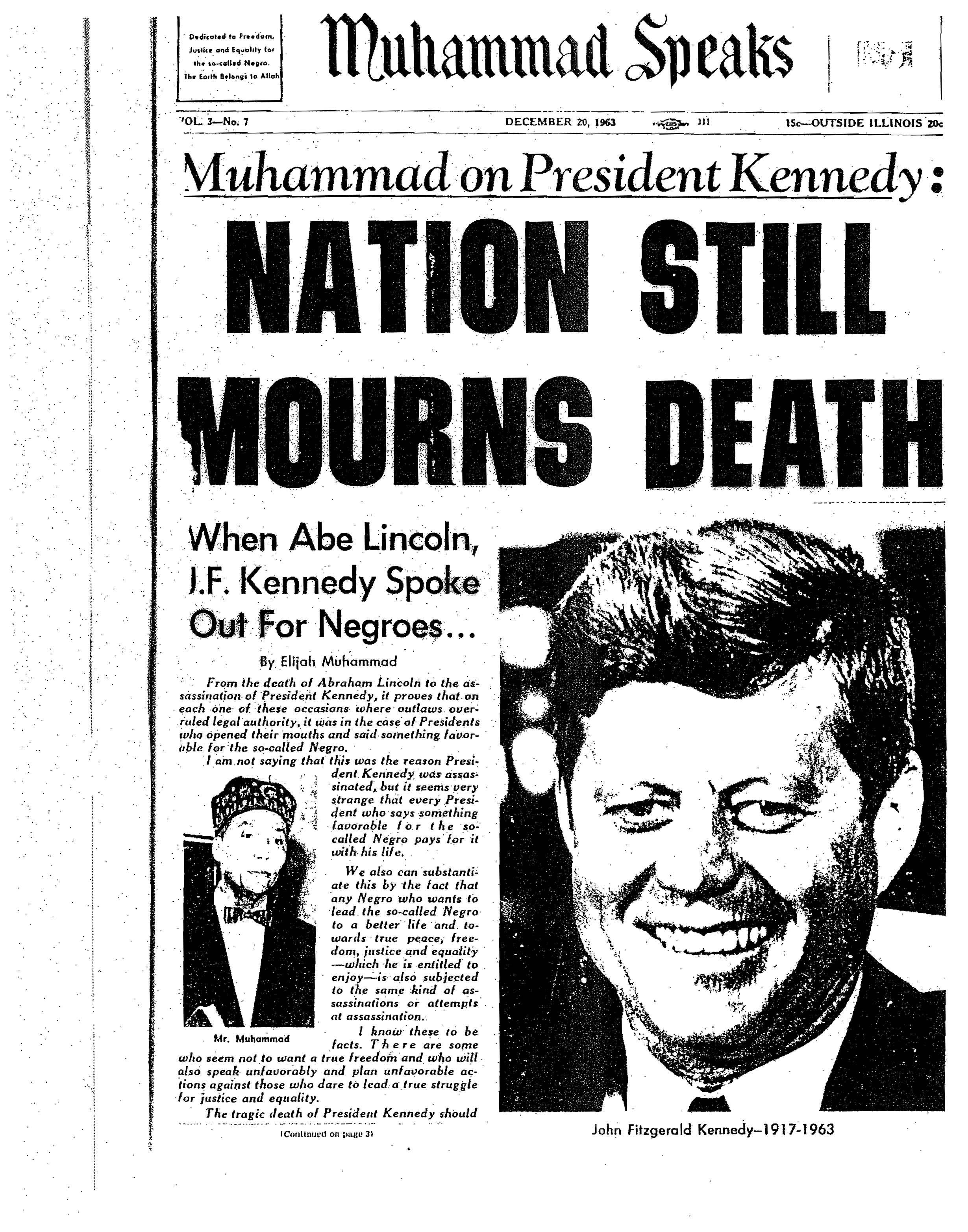 Malcolm X Assassination Newspaper