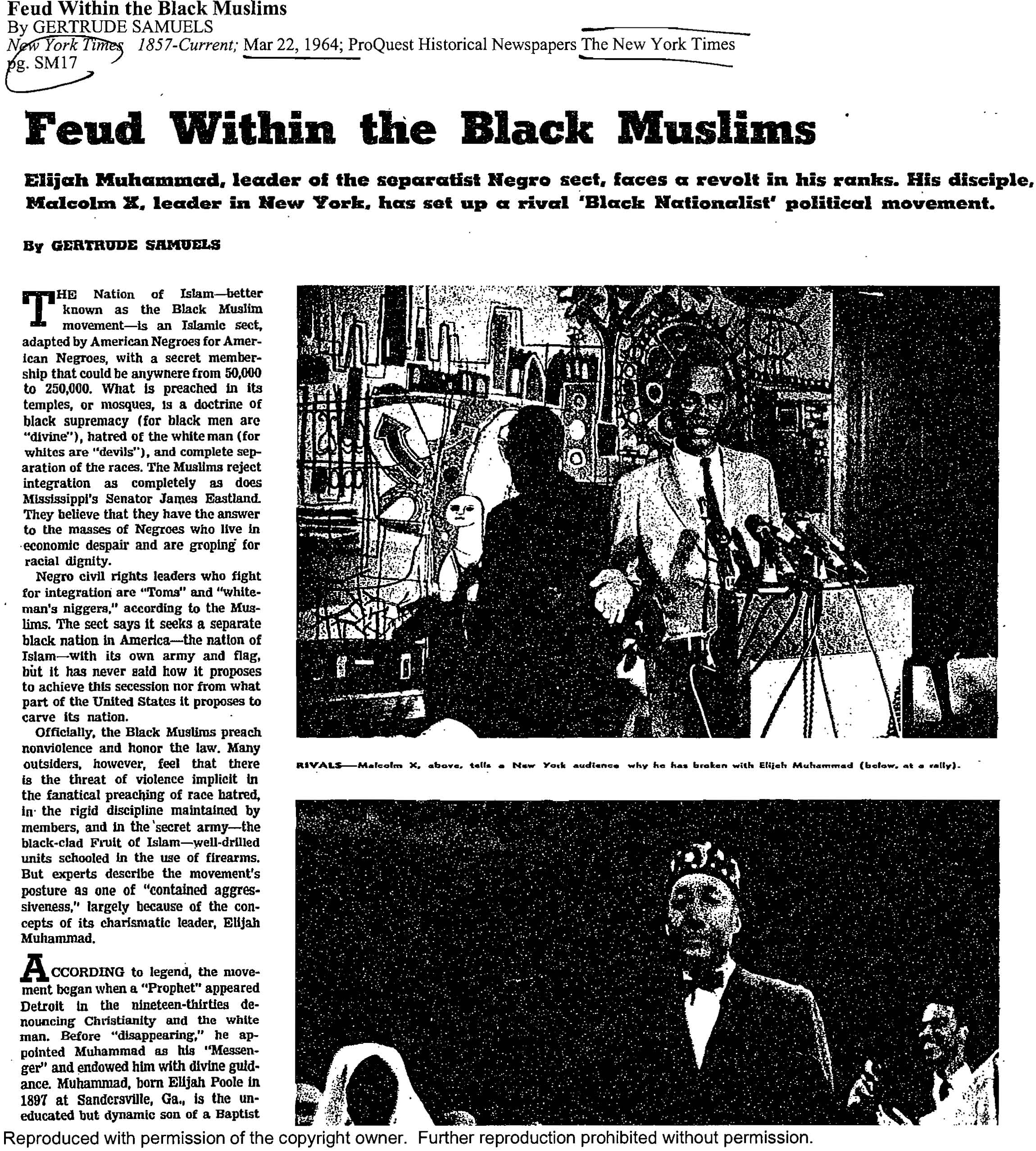 Malcolm X Secret Son