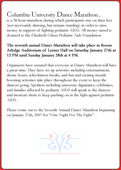 Columbia University Dance Marathon