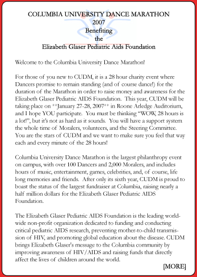 Columbia University Dance Marathon
