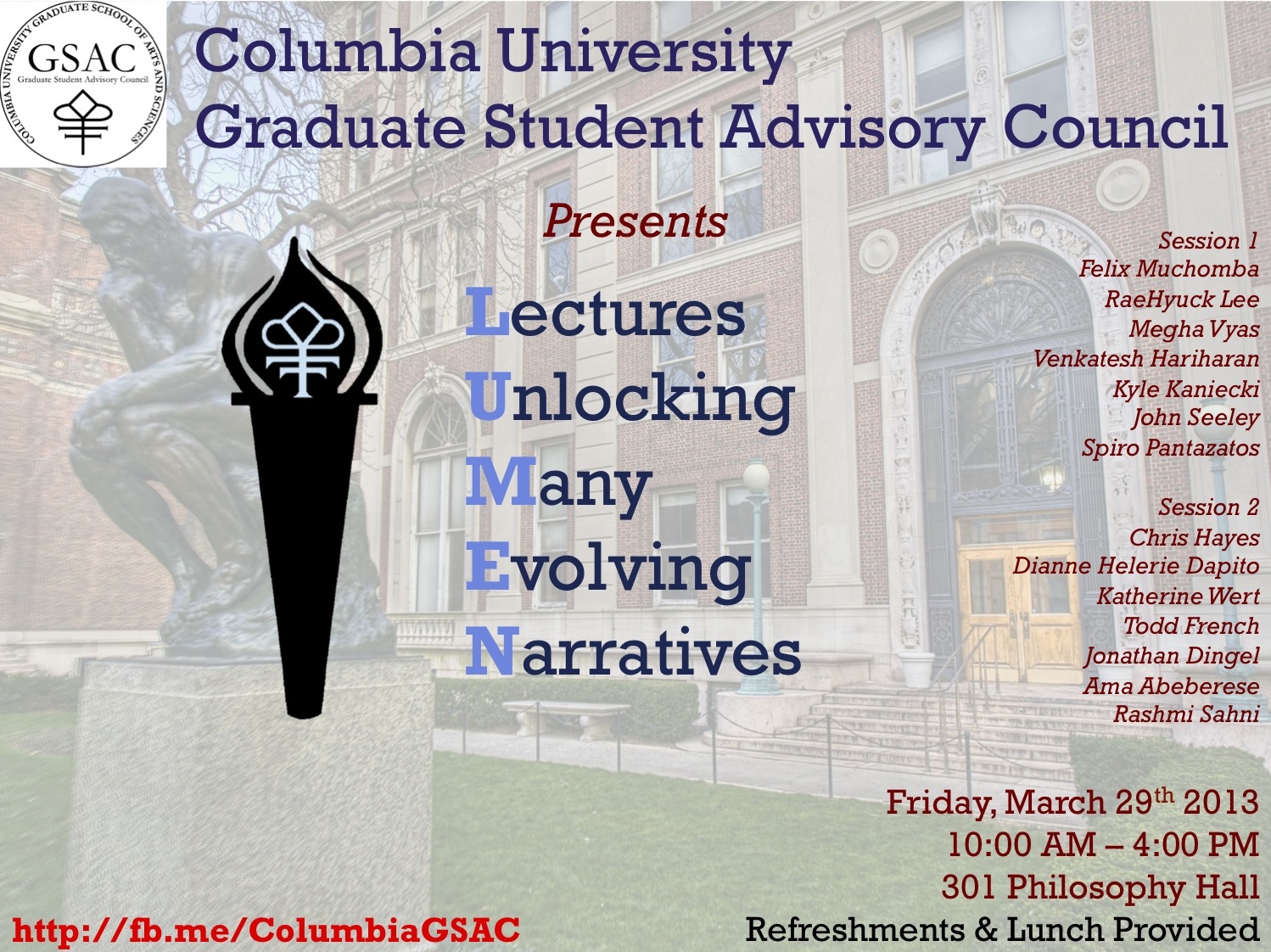 Welcome to GSAC @ Columbia University