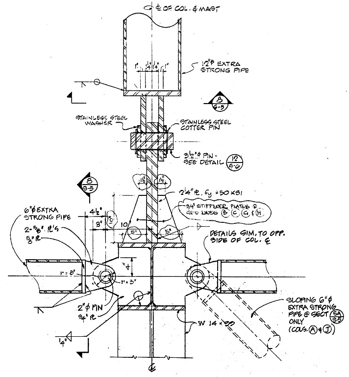 Drawing S5-5, section through clevice