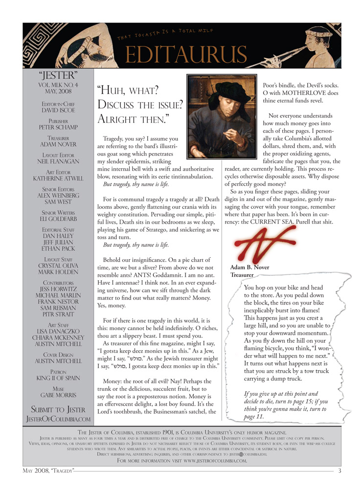 Jester - Tragedy Issue