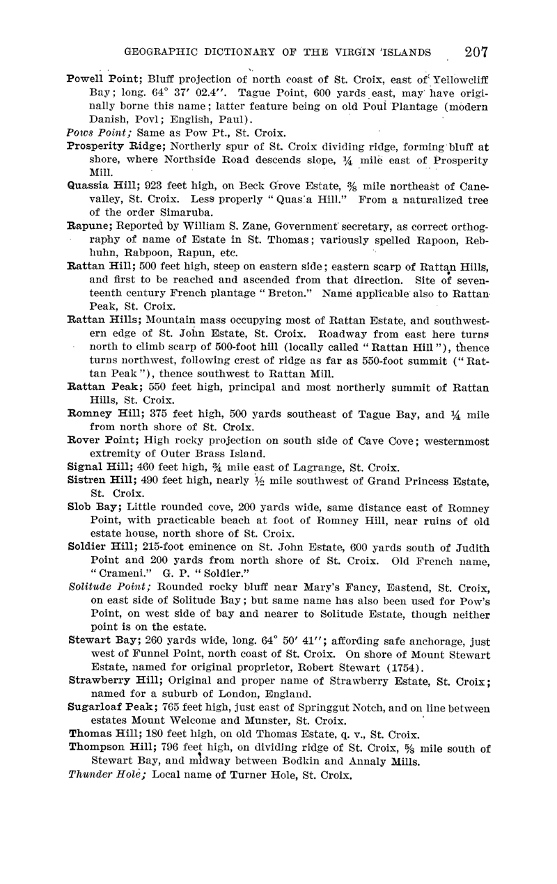 Columbia University Libraries: Geographic dictionary of the Virgin ...