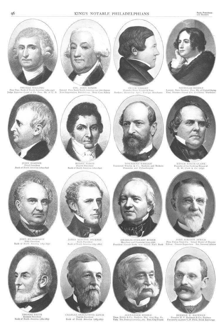 Columbia University Libraries: Philadelphia and notable Philadelphians