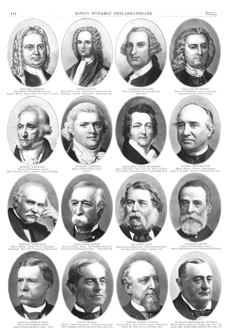 Columbia University Libraries: Philadelphia and notable Philadelphians