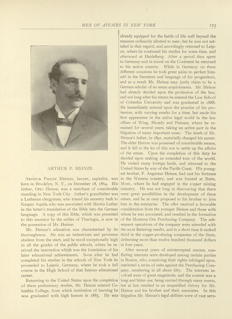 Columbia University Libraries: Men of affairs in New York