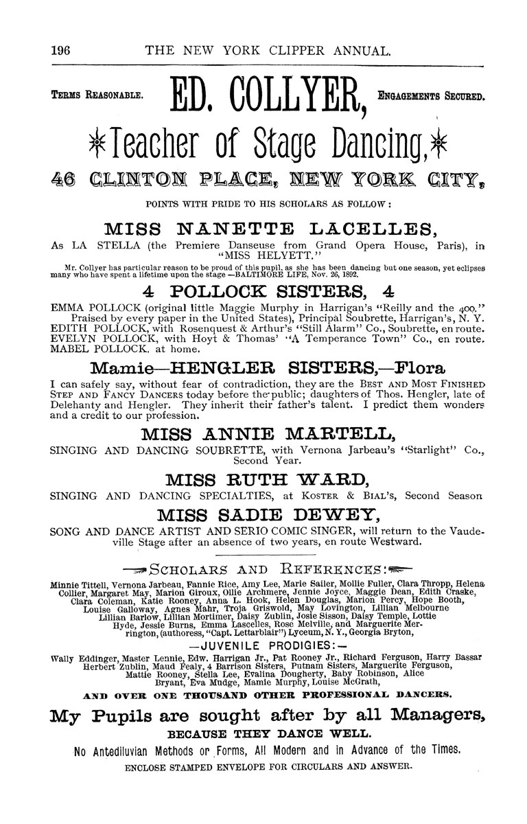 Columbia University Libraries: The New York clipper annual (1893)