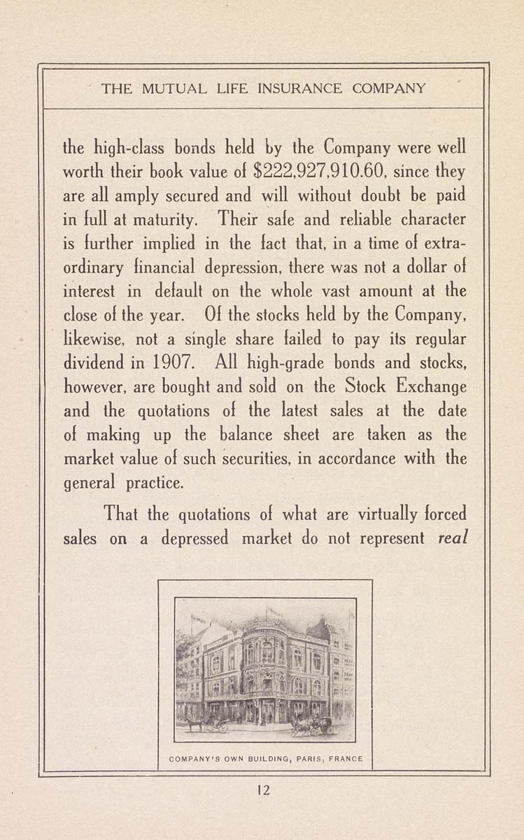 Columbia University Libraries: Annual report of the Mutual Life ...