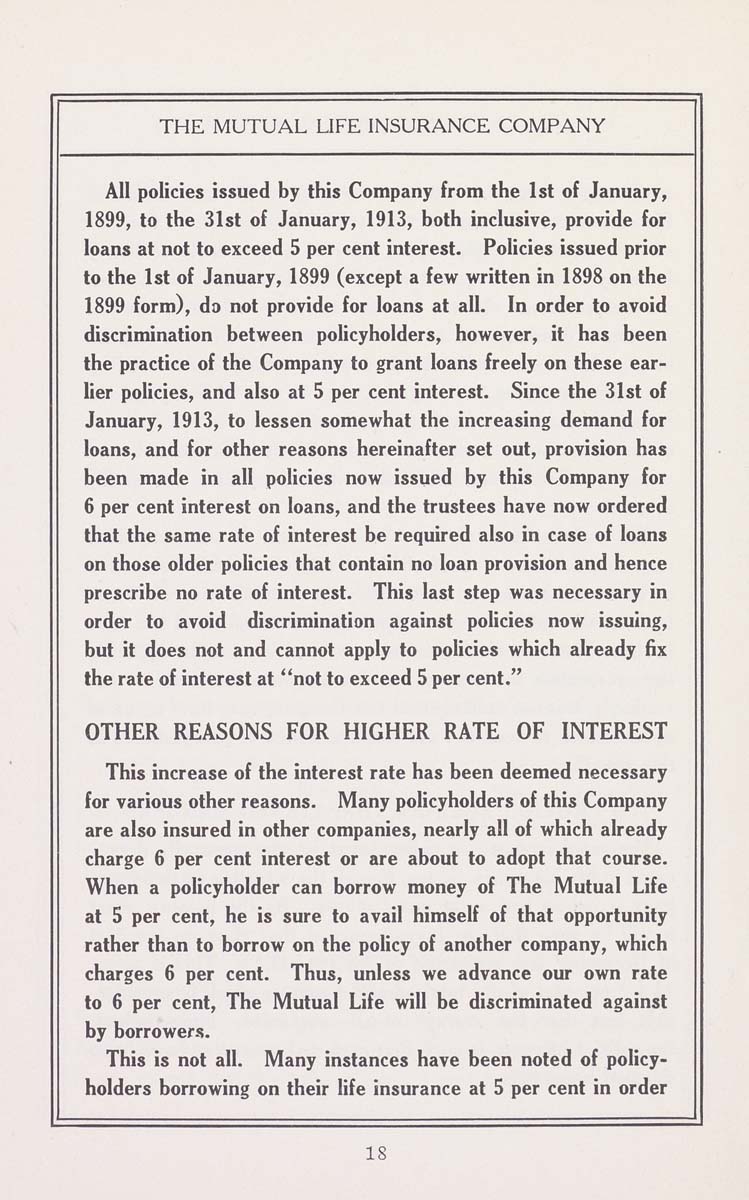 Columbia University Libraries: Annual report of the Mutual Life ...