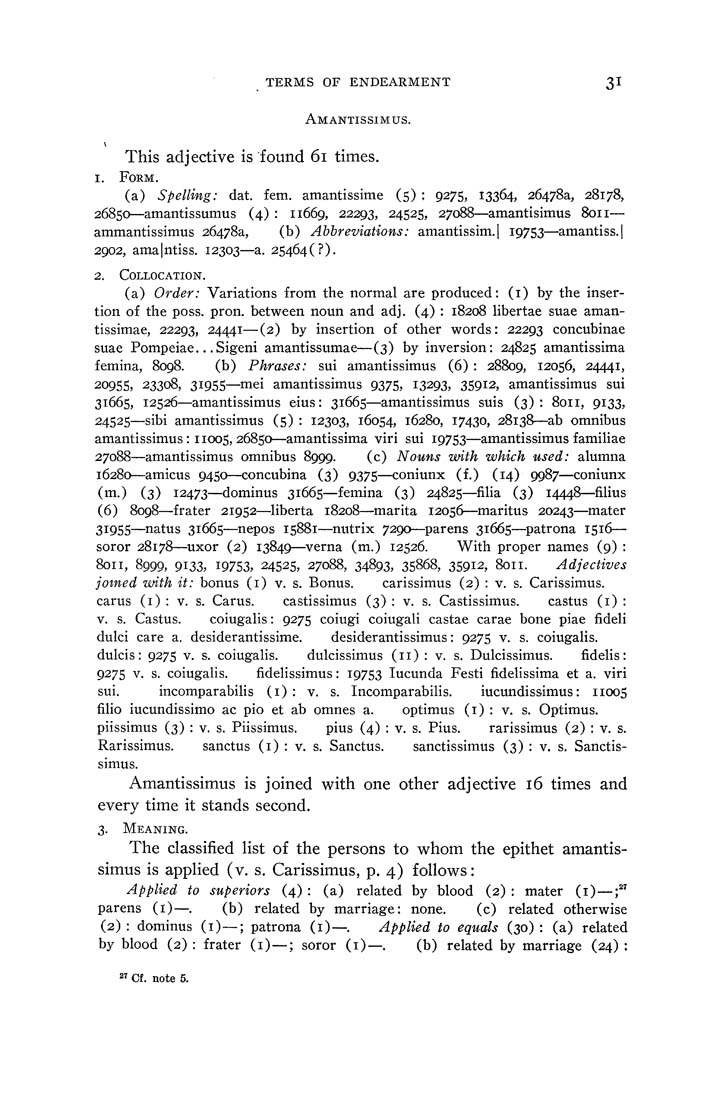 Columbia University Libraries: Latin terms of endearment and of family ...