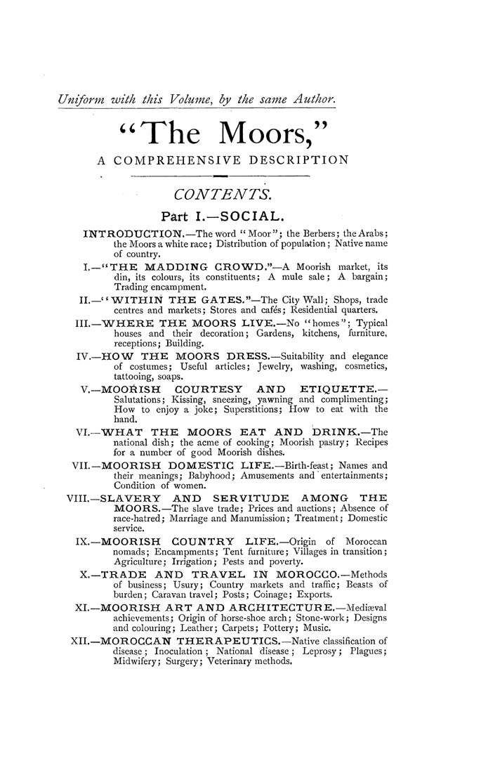 Columbia University Libraries: The Moorish Empire