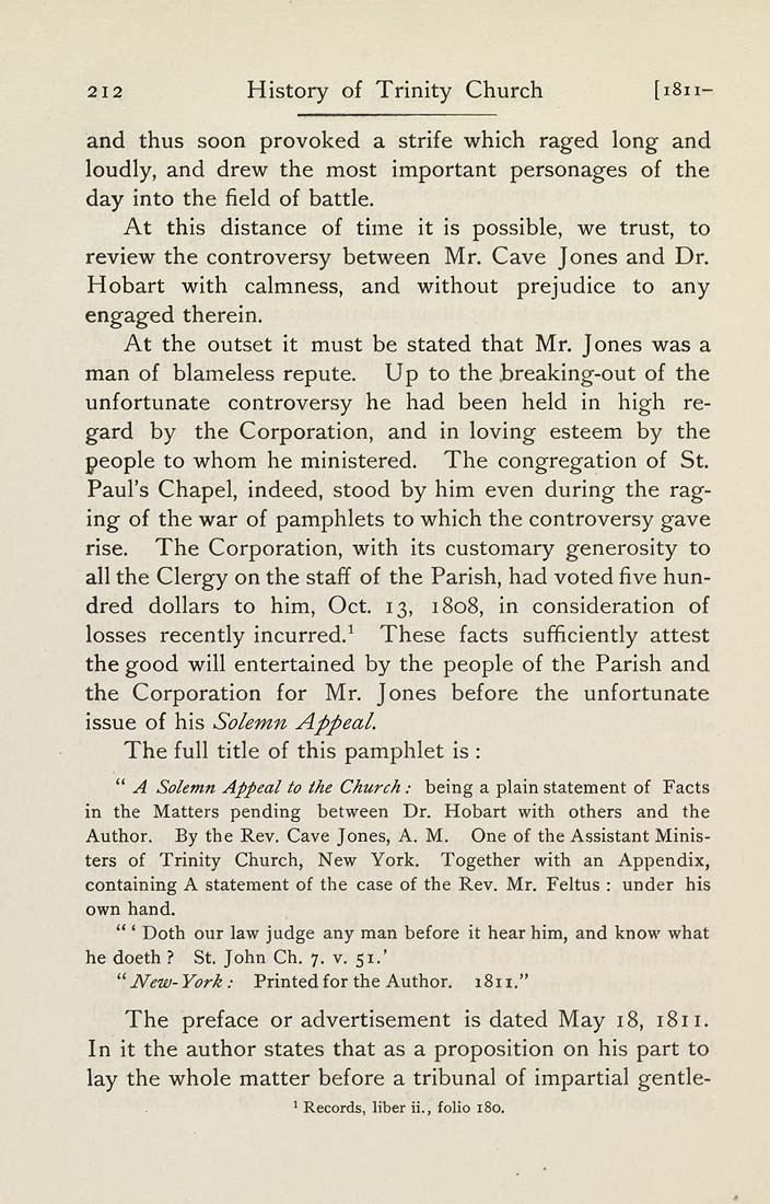Columbia University Libraries: A history of the parish of Trinity ...