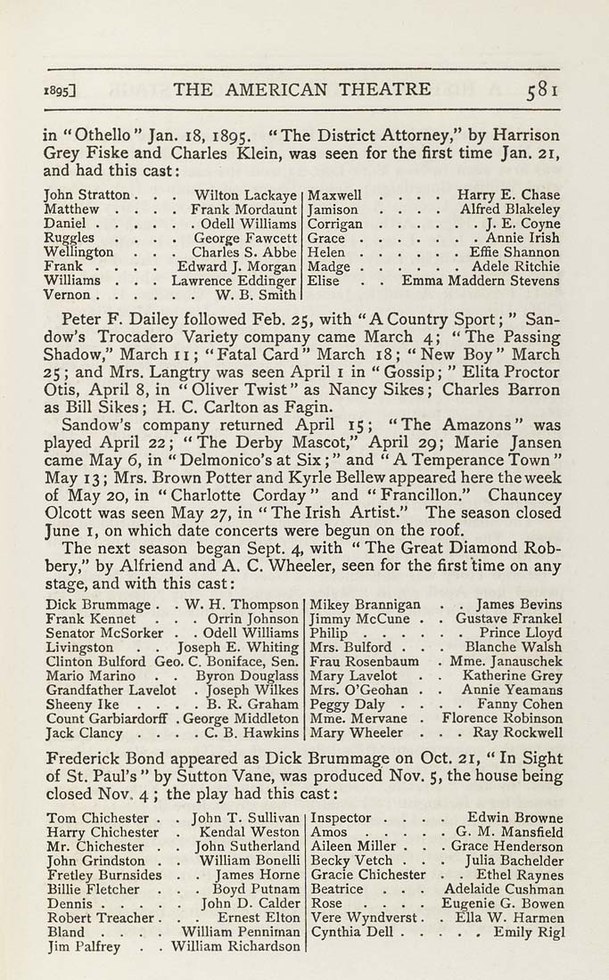 Columbia University Libraries: A history of the New York stage from the ...