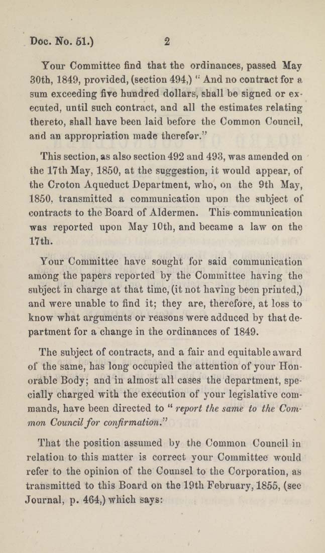 Columbia University Libraries: Documents ... (v.2 - part 2 [1855-56])