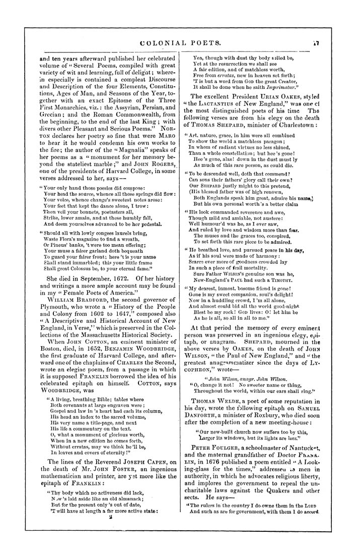 Columbia University Libraries: The Poets and poetry of America