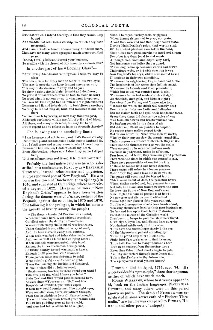 Columbia University Libraries: The Poets and poetry of America