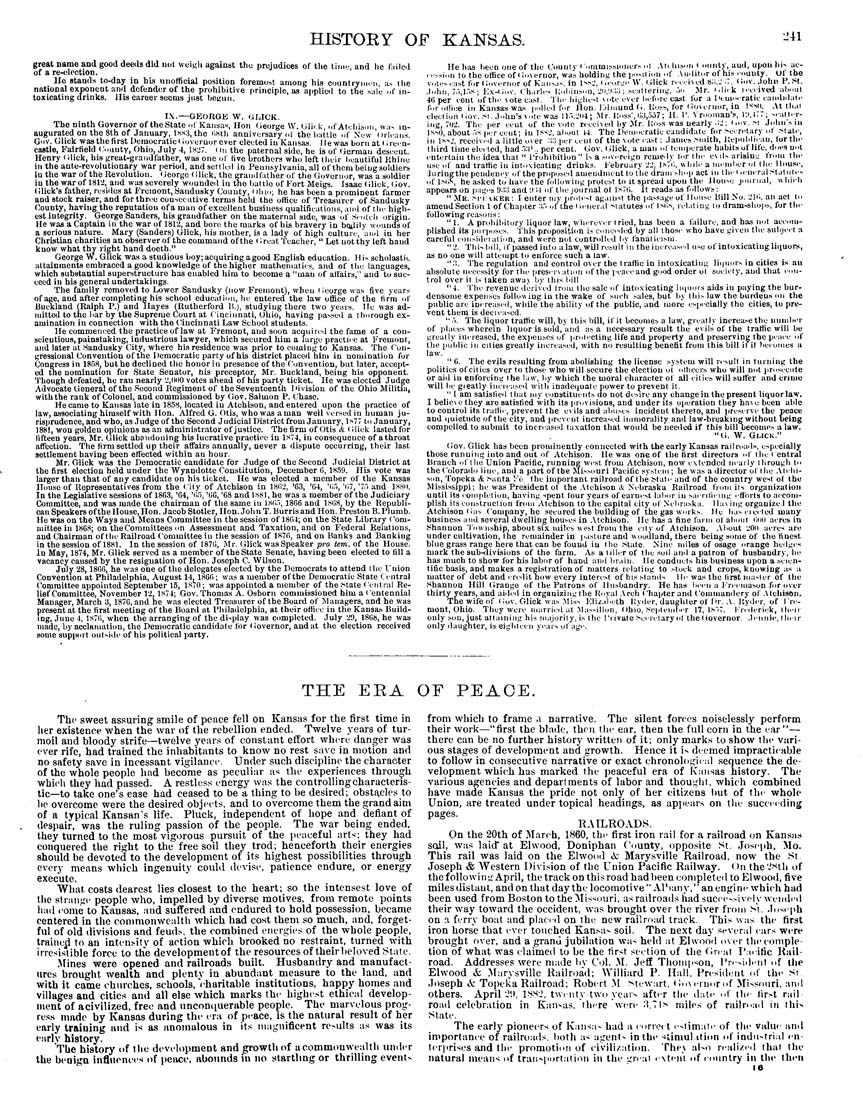 Columbia University Libraries: History of the state of Kansas (History ...