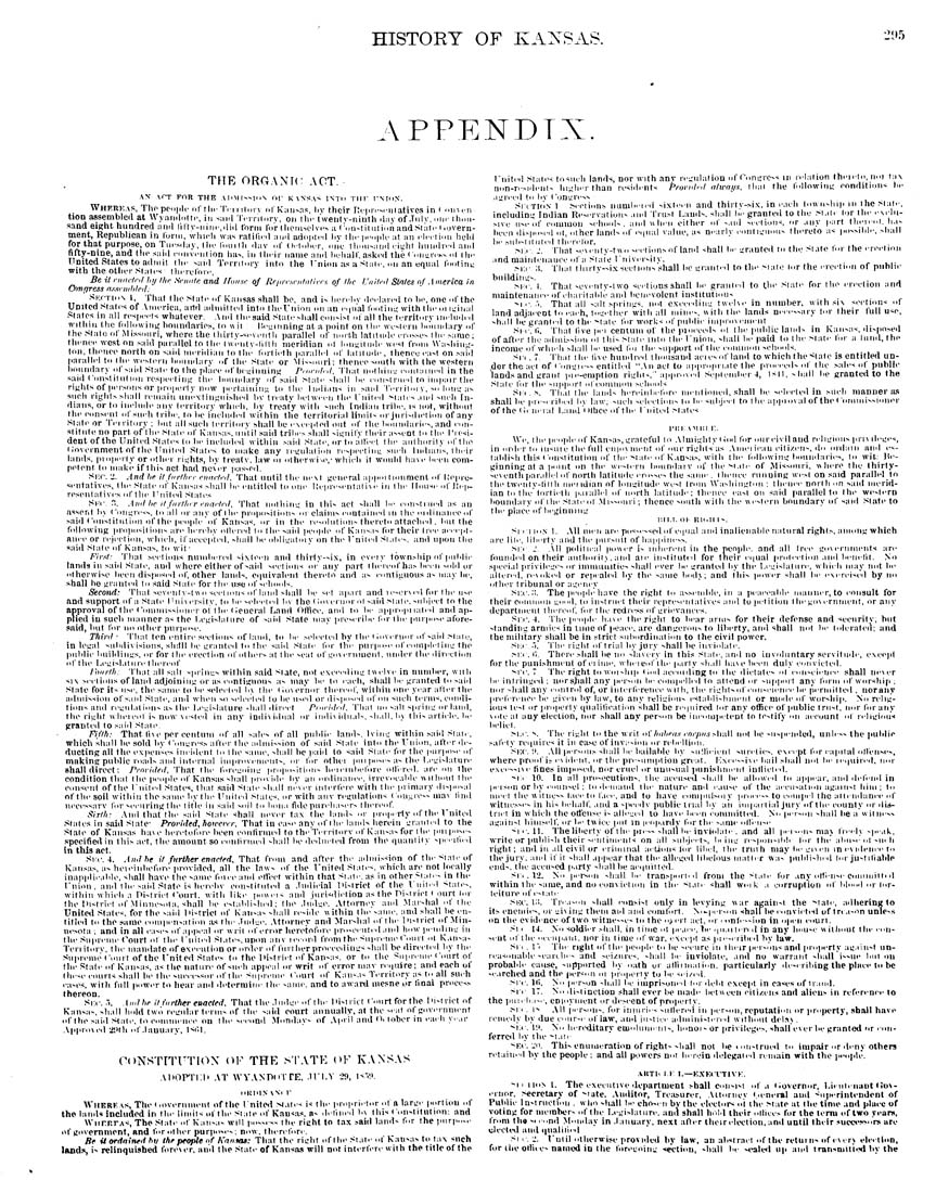 Columbia University Libraries: History of the state of Kansas (History ...