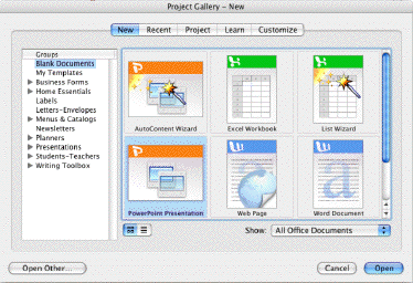 Microsoft Powerpoint 2000 Instructions