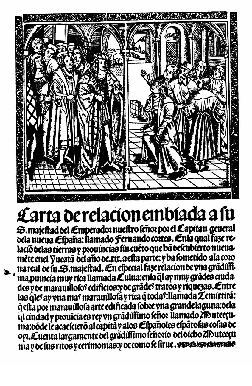 Tenochtitlán, según la Segunda carta de relación de Cortés