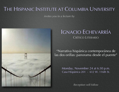 Previous Events Sponsored by the Hispanic Institute at Columbia University