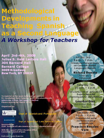 Previous Events Sponsored by the Hispanic Institute at Columbia University