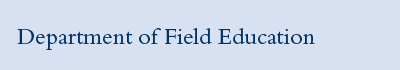 CUSSW: Department of Field Education