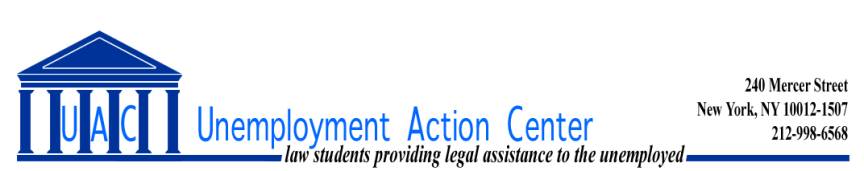 UAC Unemployment Action Center
