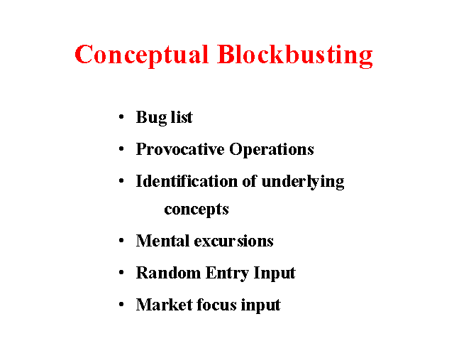 Conceptual Blockbusting