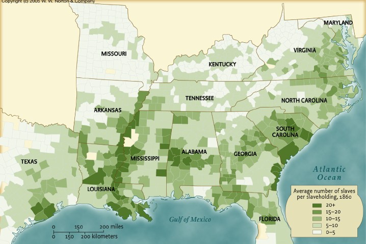 Sharecropping Map