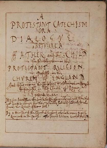 Reformation: Protestant Cateschism