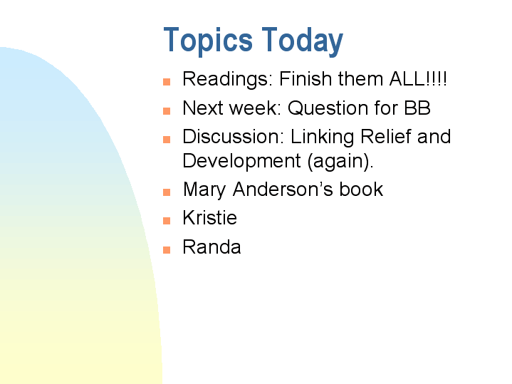 Topics Today