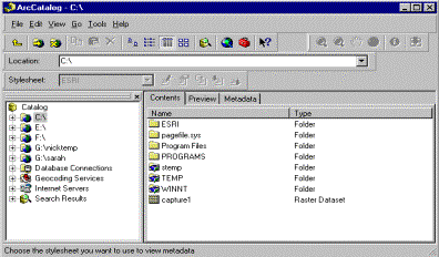 LAB 1: Introduction to ArcInfo 8