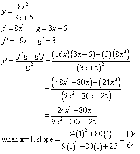 Problem Set - Rules of calculus - functions of one variable