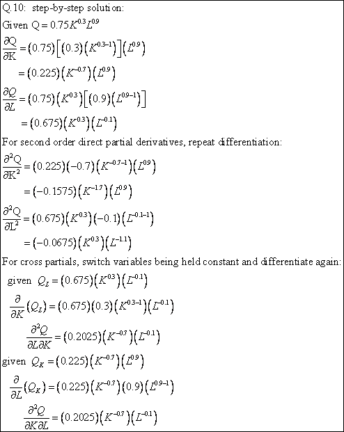 Problem Set - Rules of calculus - multivariate