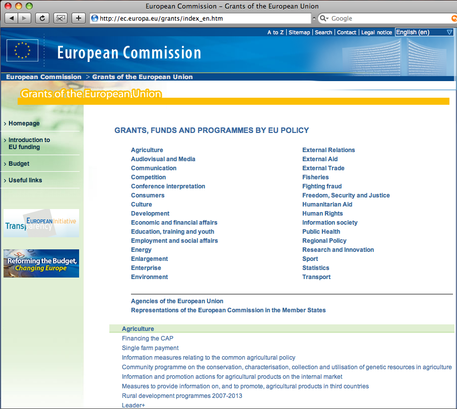 European Commission Grants