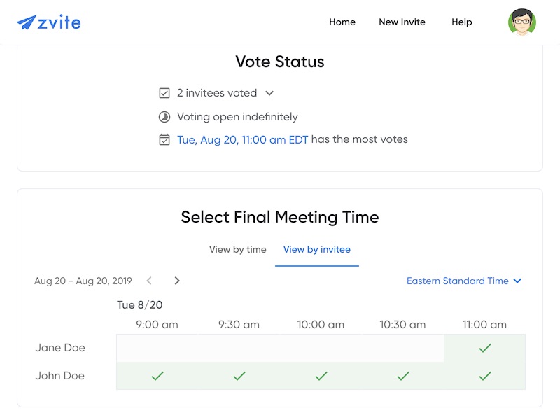 zvite - Meeting Scheduler | Columbia Tech Hub