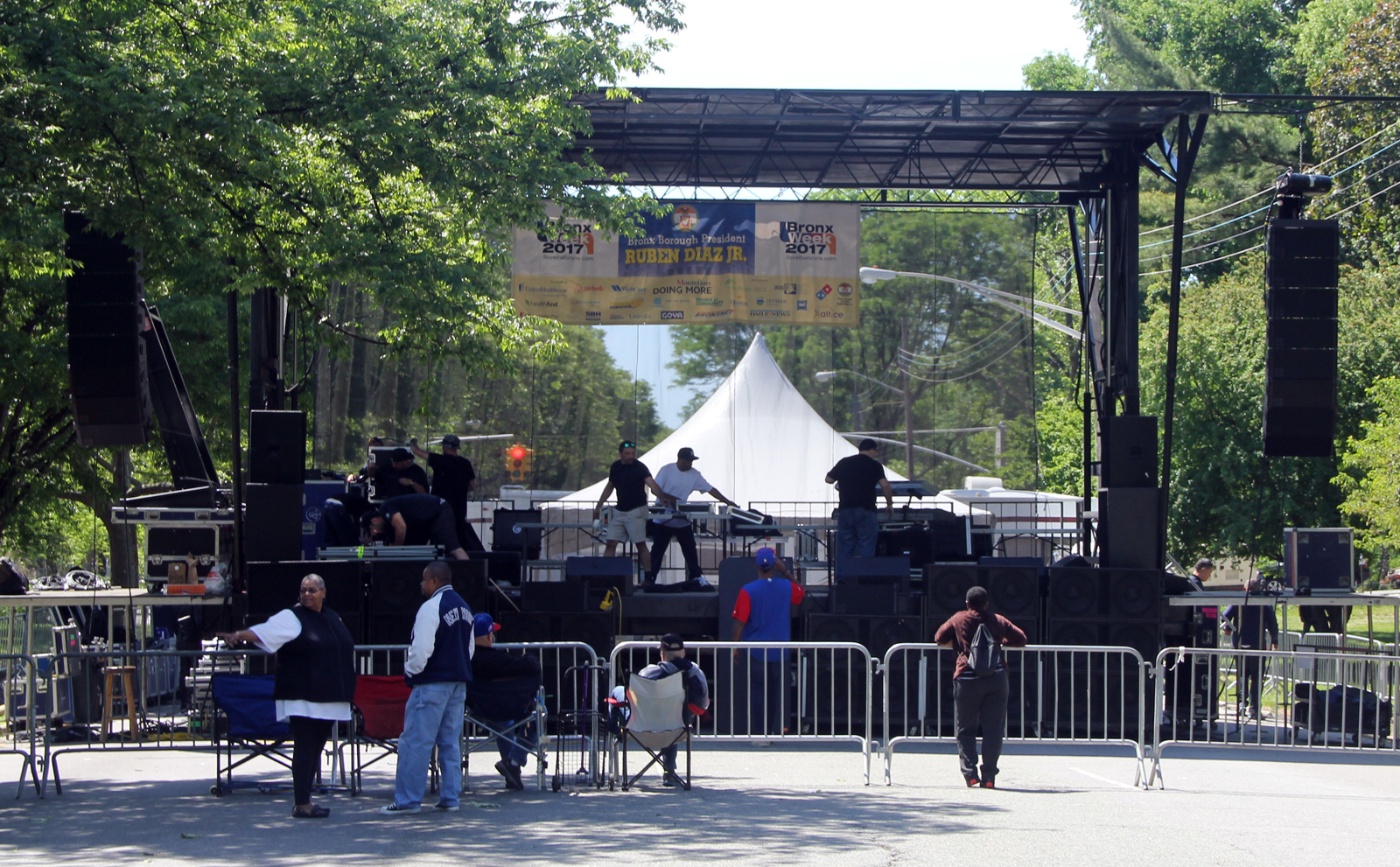 Bronx Day Parade 2017 - Photo #27 - Setting Up