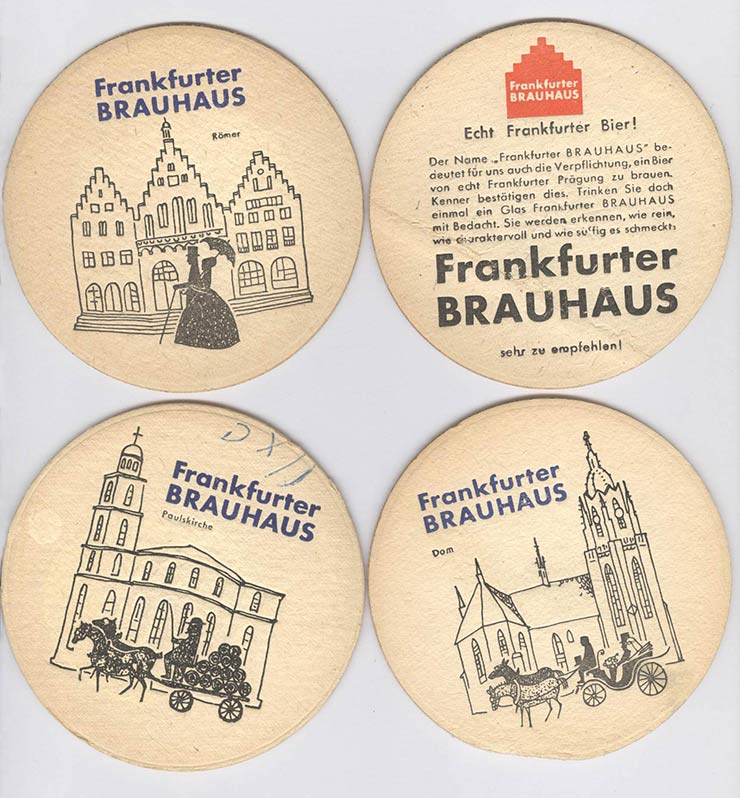 German beer coasters 1960s - Photo #29