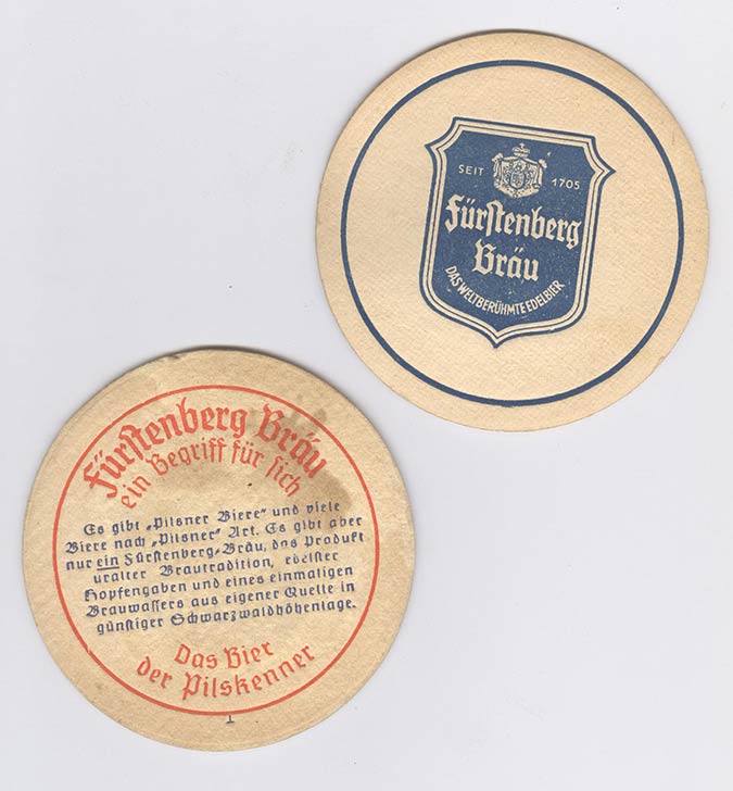 German beer coasters 1960s - Photo #31