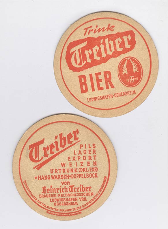 German beer coasters 1960s - Photo #73